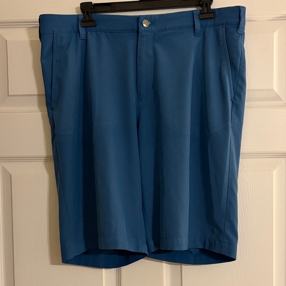 adidas | Shorts | Adidas Mens Vibrant Blue Flat Front Shorts | Poshmark